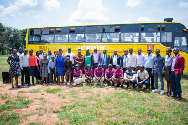 Celebration as Bungoma High gets brand new bus - Mulembe News